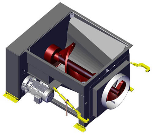 Auger Compactor for Continuous Processing | Komar Industries Inc.