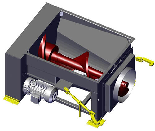 Auger Compactor for Continuous Processing | Komar Industries Inc.